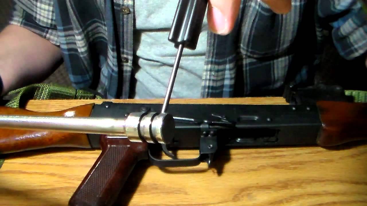 How to basic field strip a AK47 - YouTube