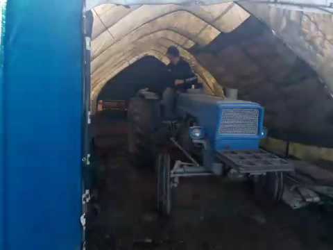 Landini R5000 in serra - YouTube