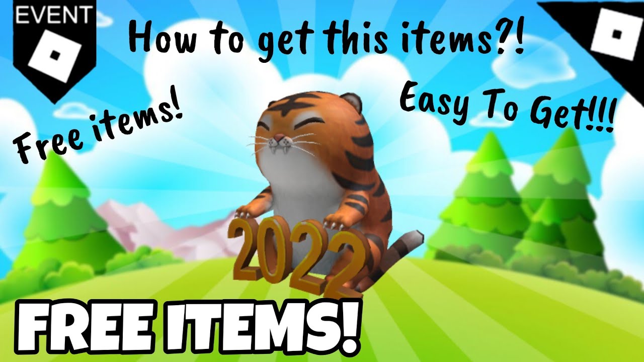 FREE ITEMS! HOW TO GET New Year Tiger! (ROBLOX) - YouTube