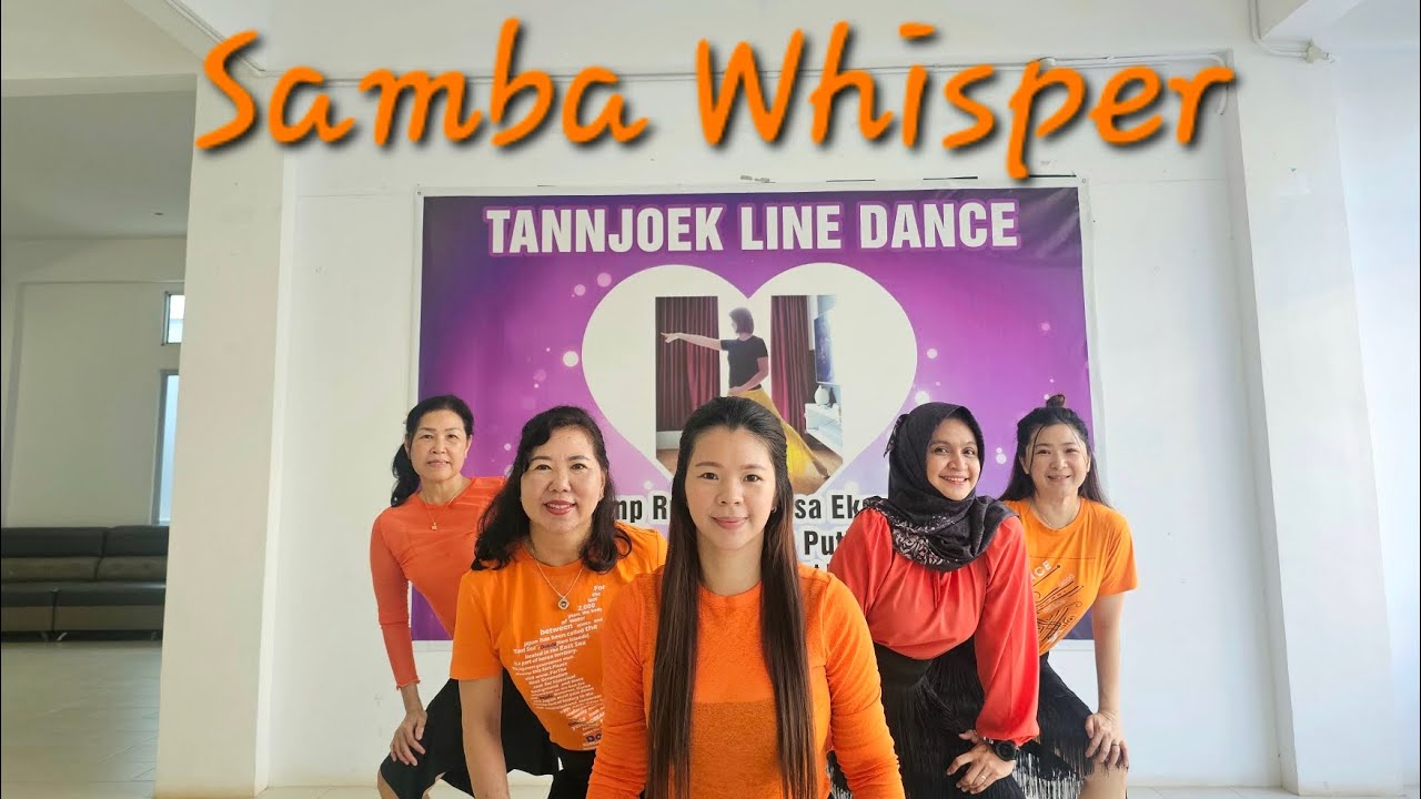 Samba Whisper Line Dance - Improver Level - YouTube