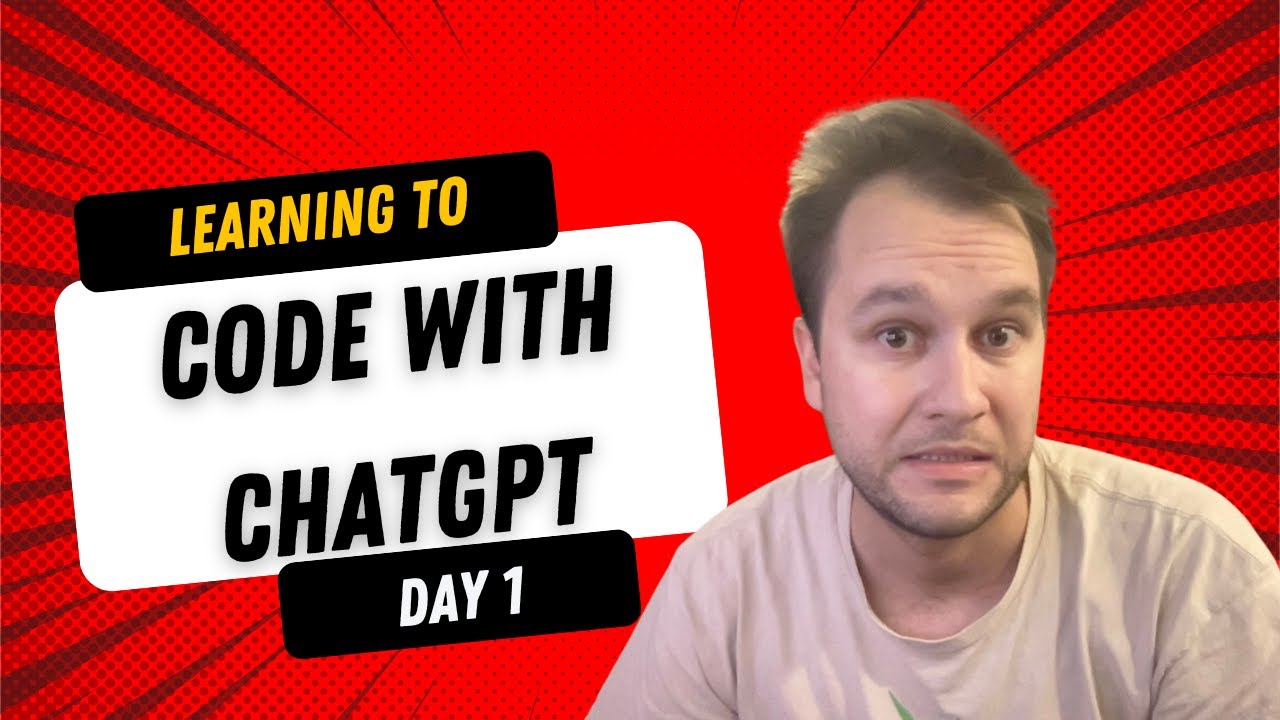 Using ChatGPT To Learn Coding Everyday Until I'm Not Trash (Day 1) - YouTube