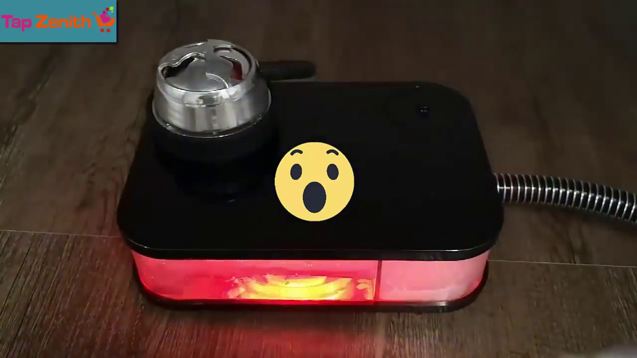 Shisha Box With LED Light - YouTube