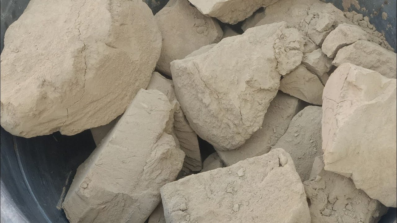 dry crushing pure mud texture long paste play - YouTube