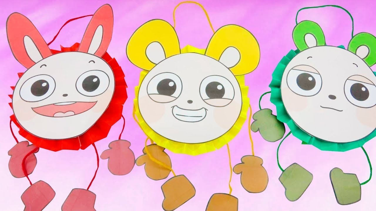 DIY DANCING BERRY BANA MELL / 야미야미 짤랑이 인형 만들기! (DIY/종이접기/ 무료 도안) - YouTube