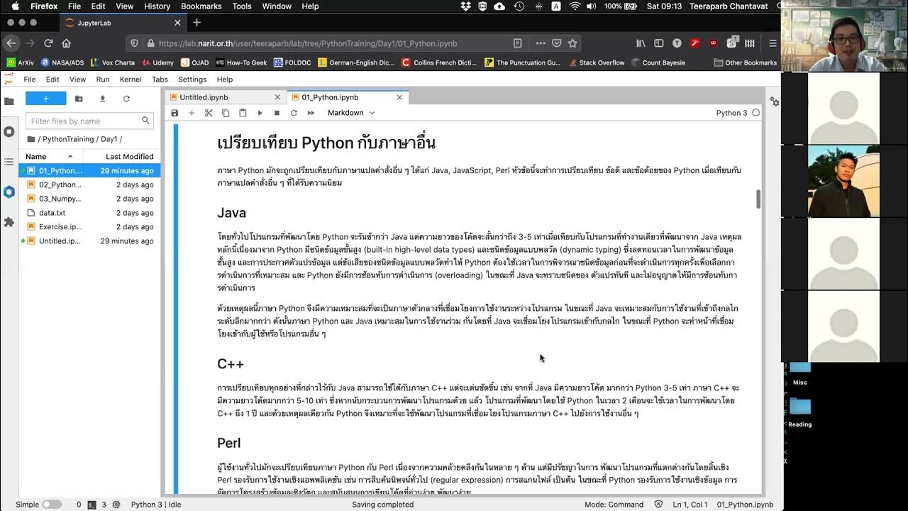 01 - Introduction to Python (in Thai) - YouTube