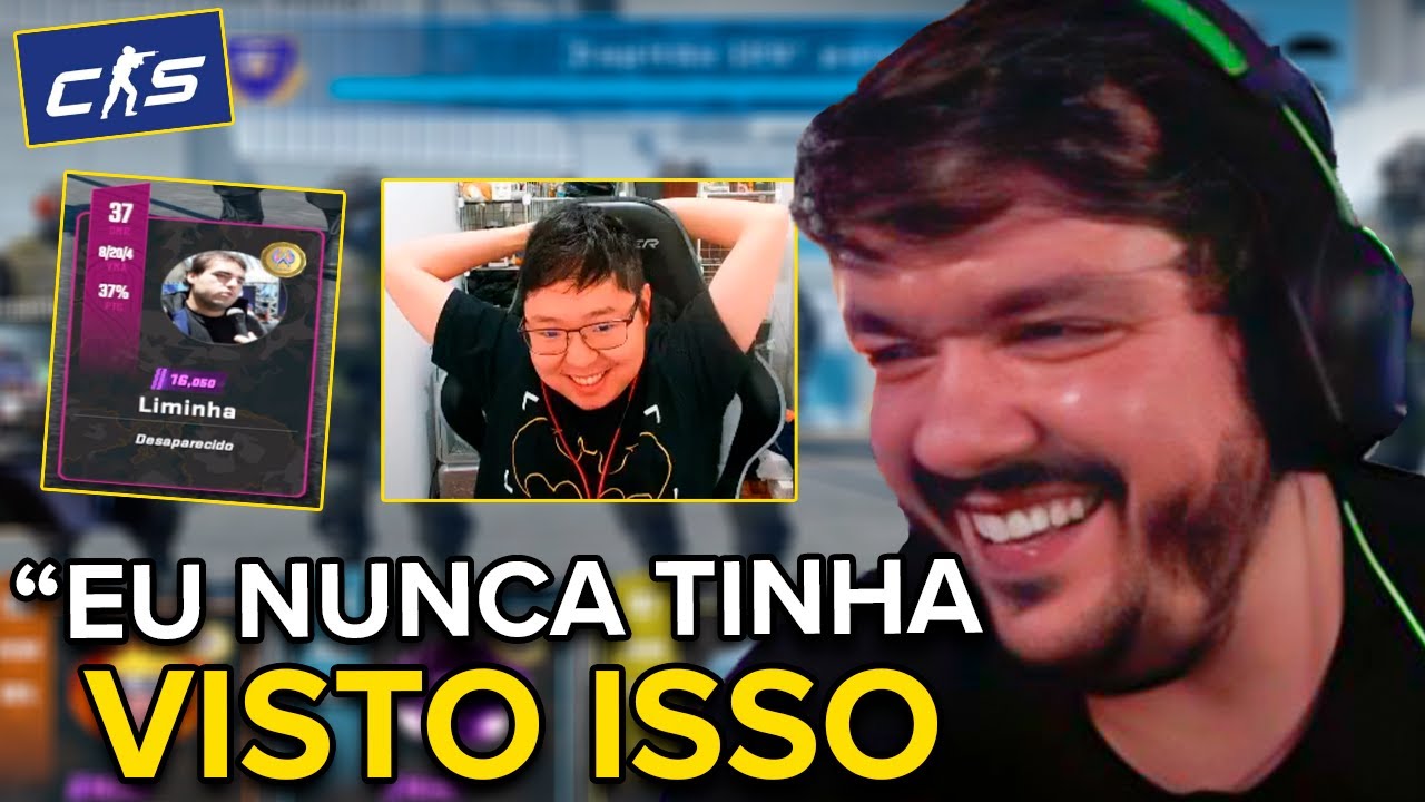 GAULES RINDO DO LIMINHA RECEBENDO '' D3SAPARECIDO '' NO CS2 KKKKKKKK ...