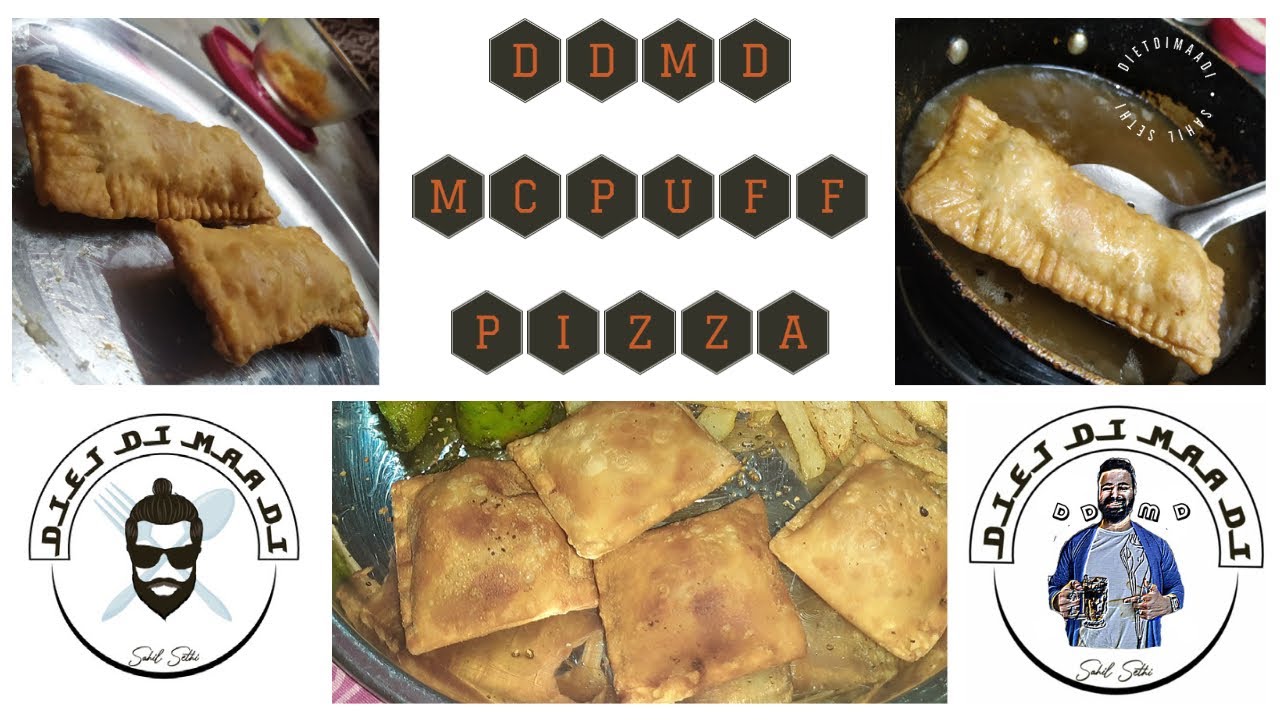 Mcdonald's McPuff Pizza By Dietdimaadi | DDMD McPuff Pizza Recipe | How ...