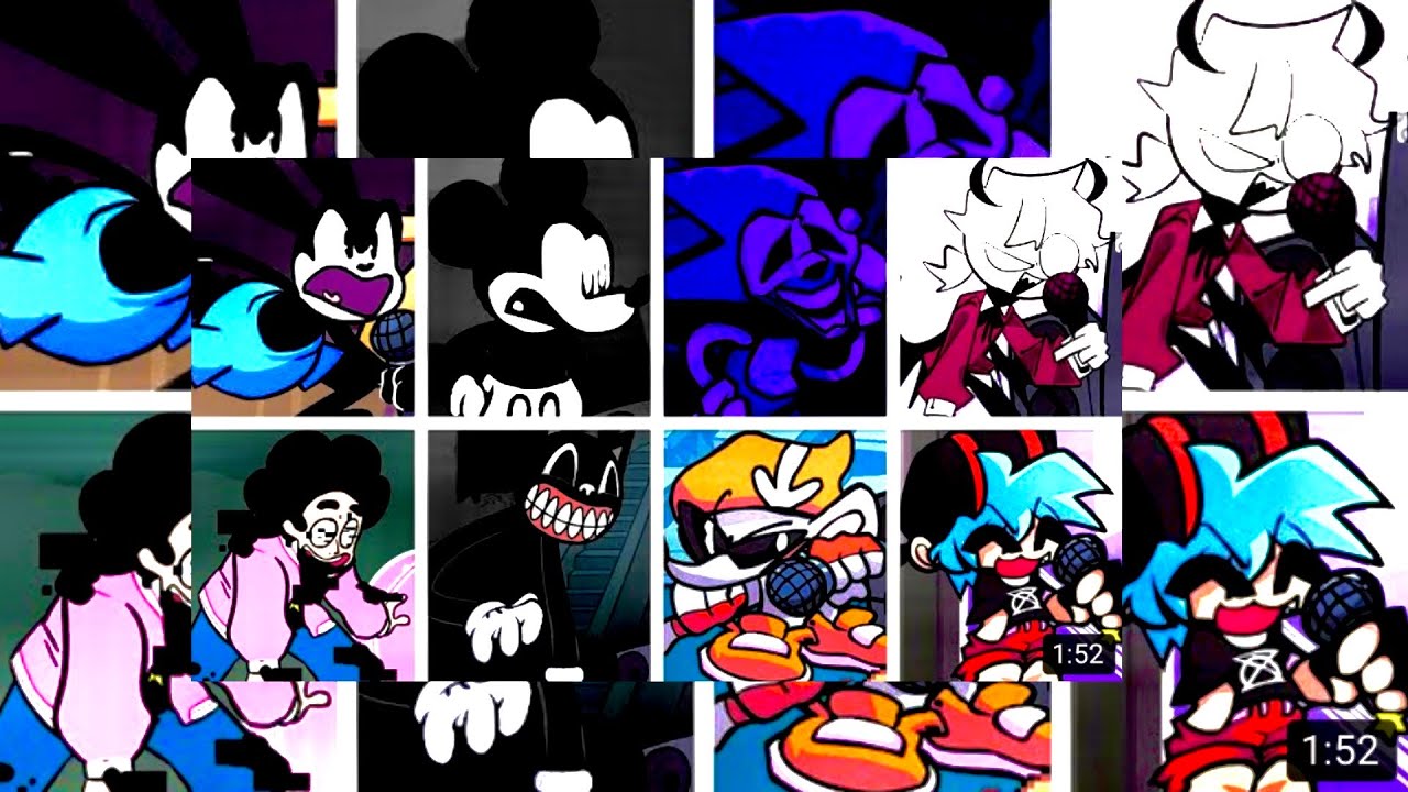 Rabbit's Luck but Every Turn a Different Character Sings (FNF Rabbit's ...