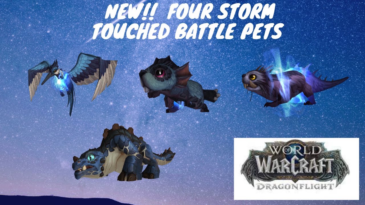 Four NEW Storm Touched Battle Pets to Tame!! - YouTube