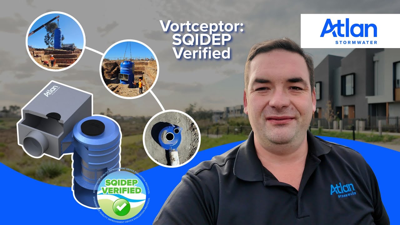 Atlan Vortceptor: Now SQIDEP Verified for Stormwater Treatment - YouTube