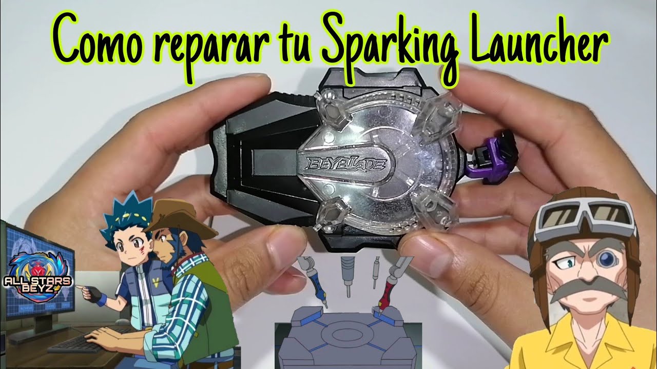 Como *REPARAR* mi Sparking Launcher - Tutorial en Español Beyblade ...