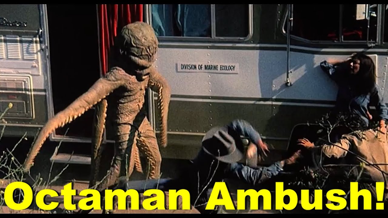 OCTAMAN AMBUSH! (Octaman - 1971) - Creature Clips - YouTube