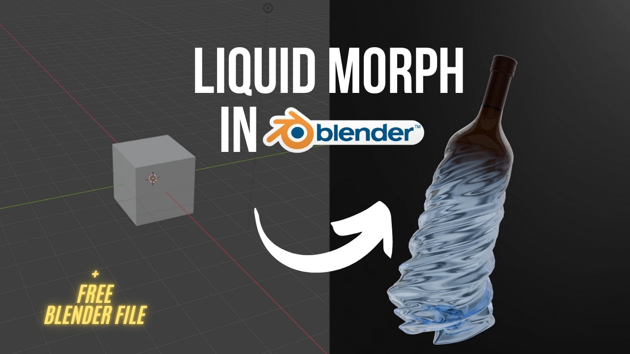 Liquid Morph effect in BLENDER | FULL TUTORIAL - YouTube