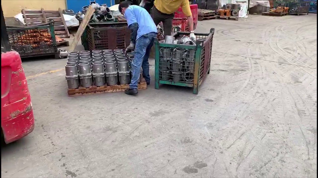 Finishing of castings and preparation for loading - YouTube