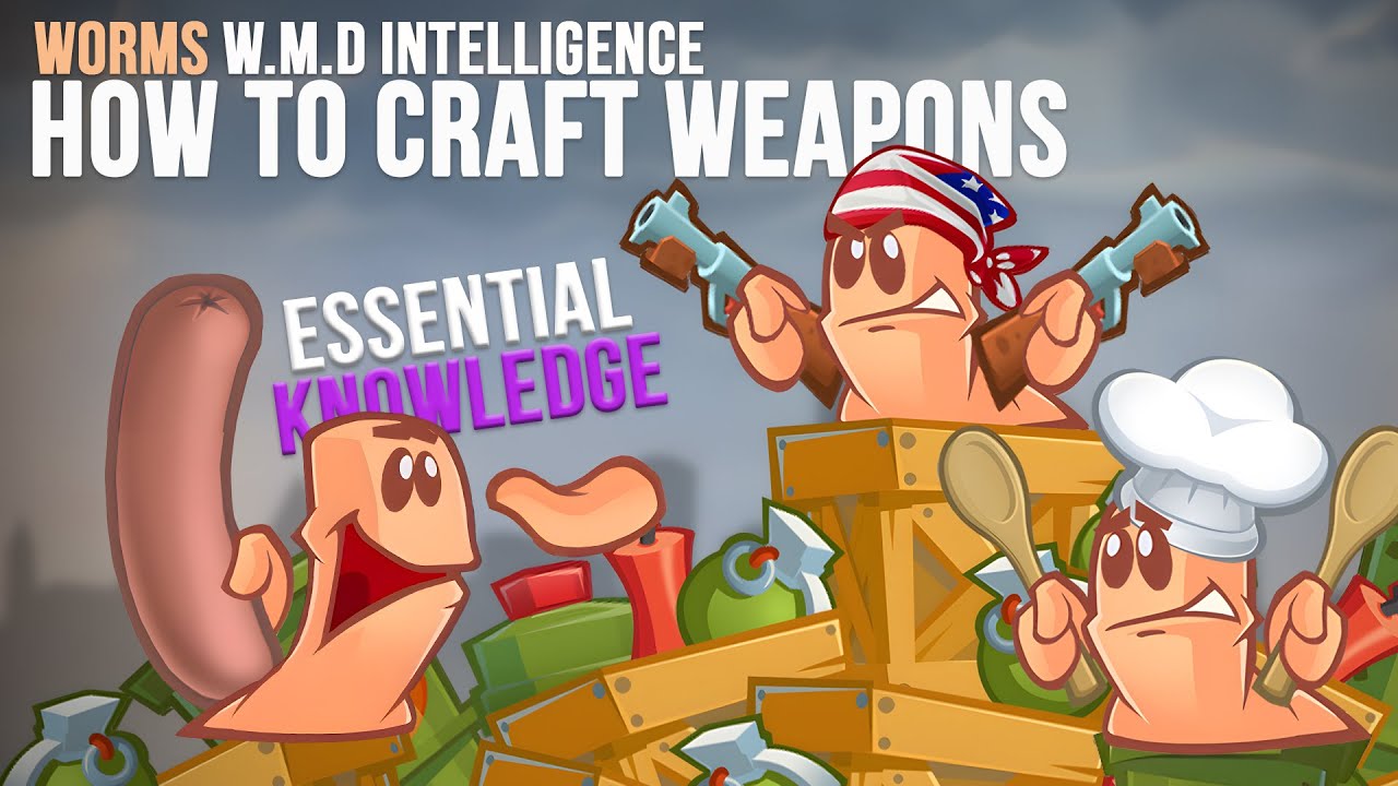 How to Craft Weapons in Worms WMD⚙️🛠️ | Explanations🎓 | Worms W.M.D ...