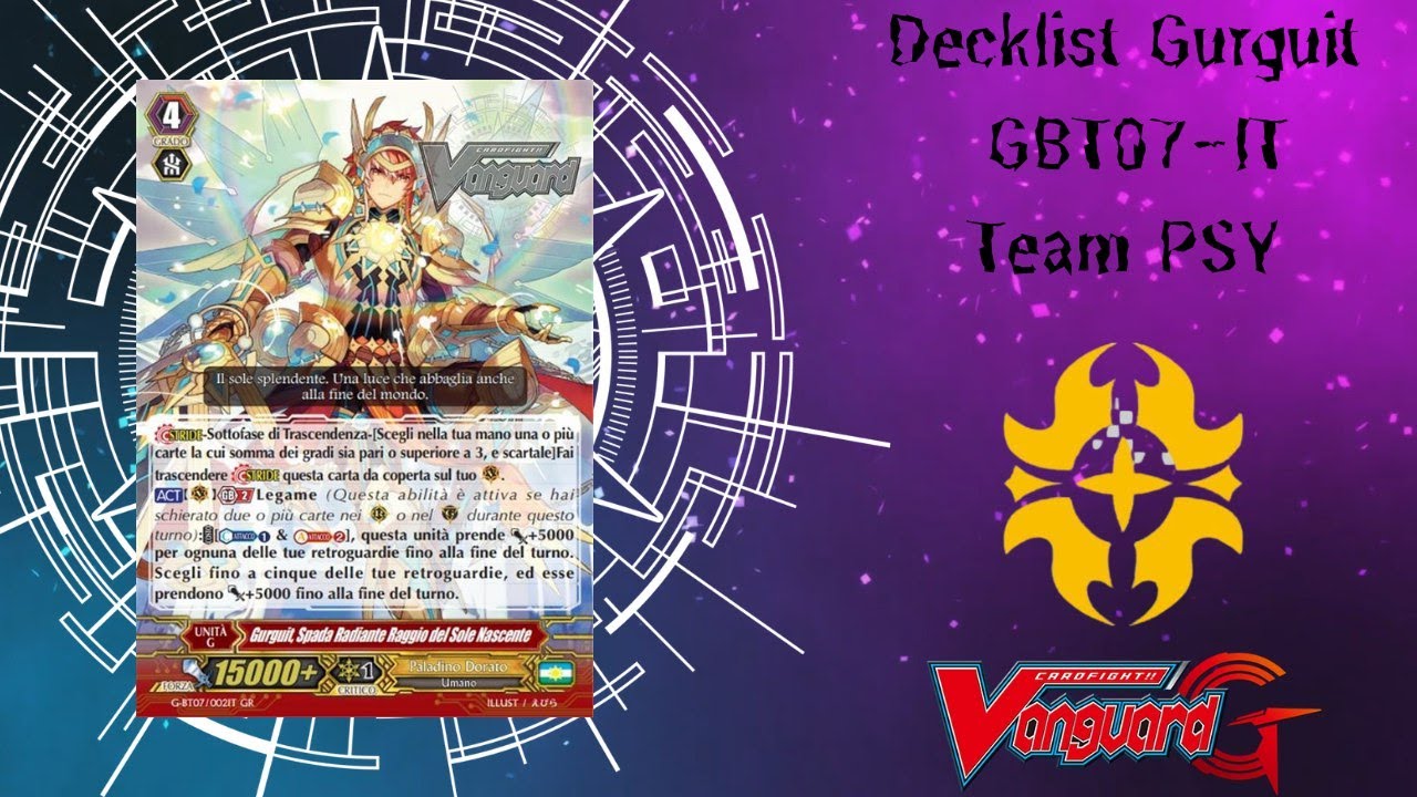 Cardfight! Vanguard IT Deck Profile #2: Gurguit by Giuseppe Settecase ...
