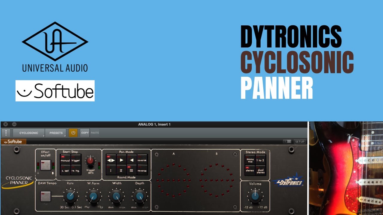 Dytronics Cyclosonic Panner | UAD Audio Plugins | Universal Audio ...