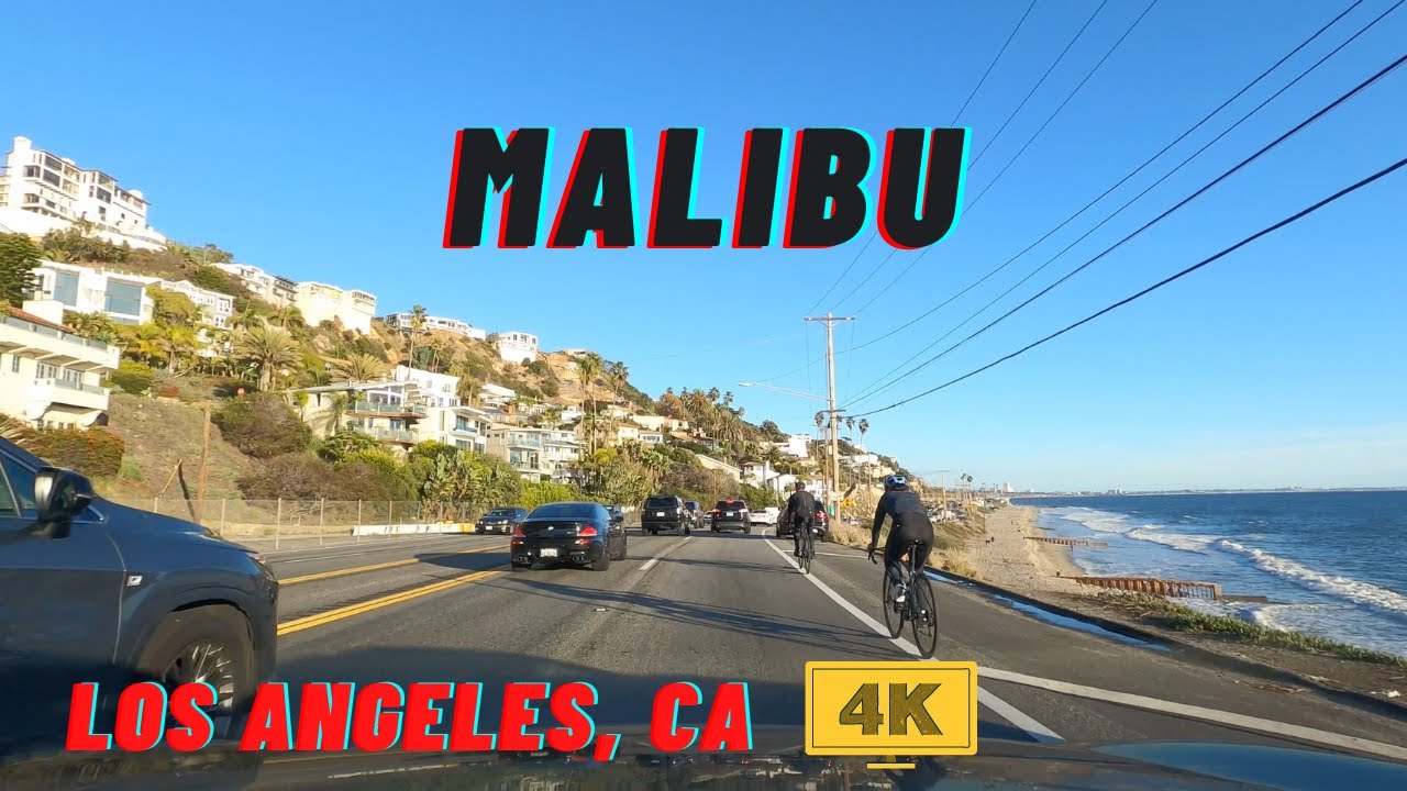 MALIBU 4K - Pacific Coast Highway - Los Angeles, California, USA ...