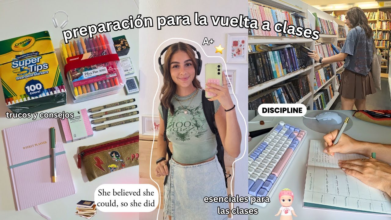 prep for back to school | compra de esenciales, qué hay en mi mochila y ...