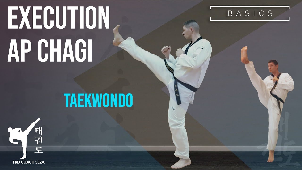 Ausführung Ap Chagi Taekwondo - YouTube