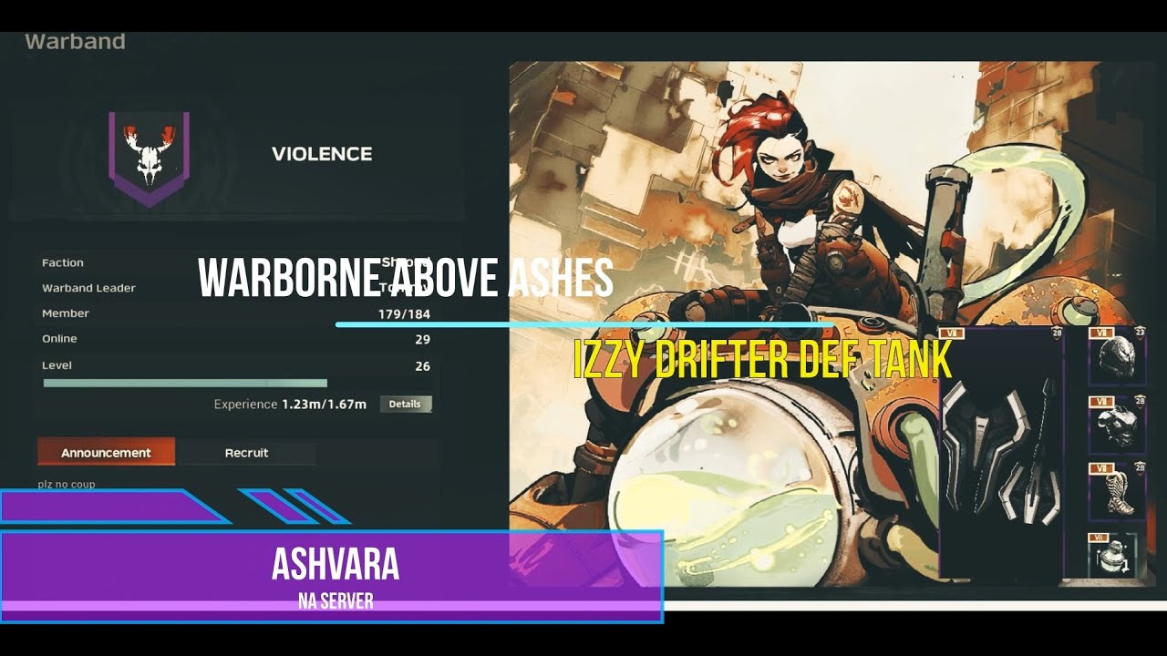 [Warborne] Ashvara Server VIOLENSE Guild WAR TIMER 2025-04-29 / def ...