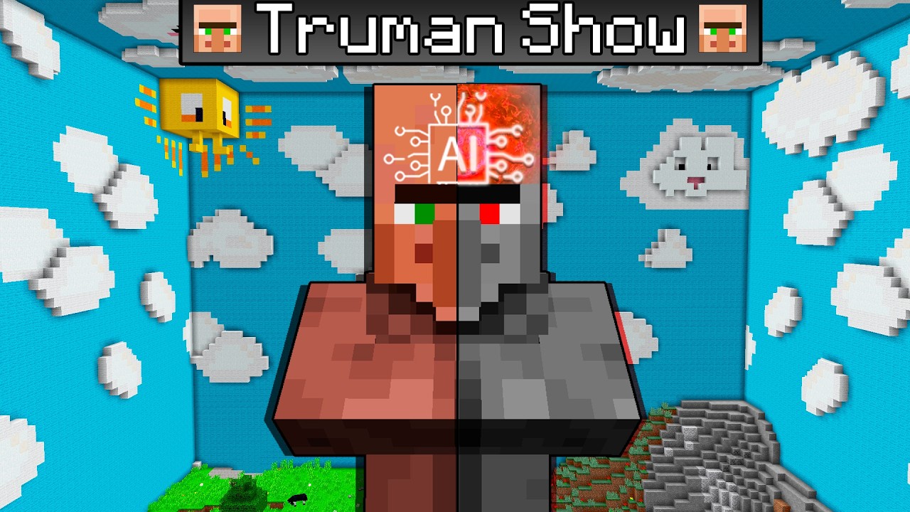 TRUMAN SHOW with AI Villagers in Minecraft... - YouTube