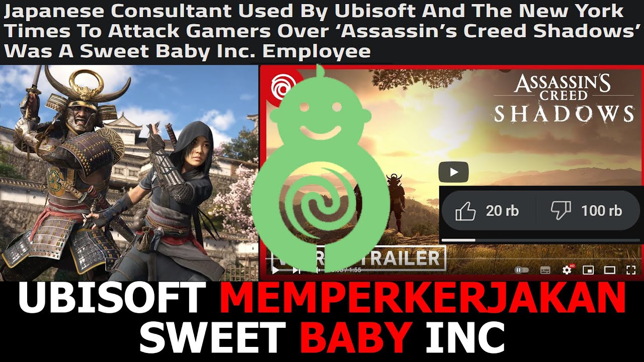 Ubisoft Ketahuan Menggunakan Sweet Baby Inc Konsultan - YouTube