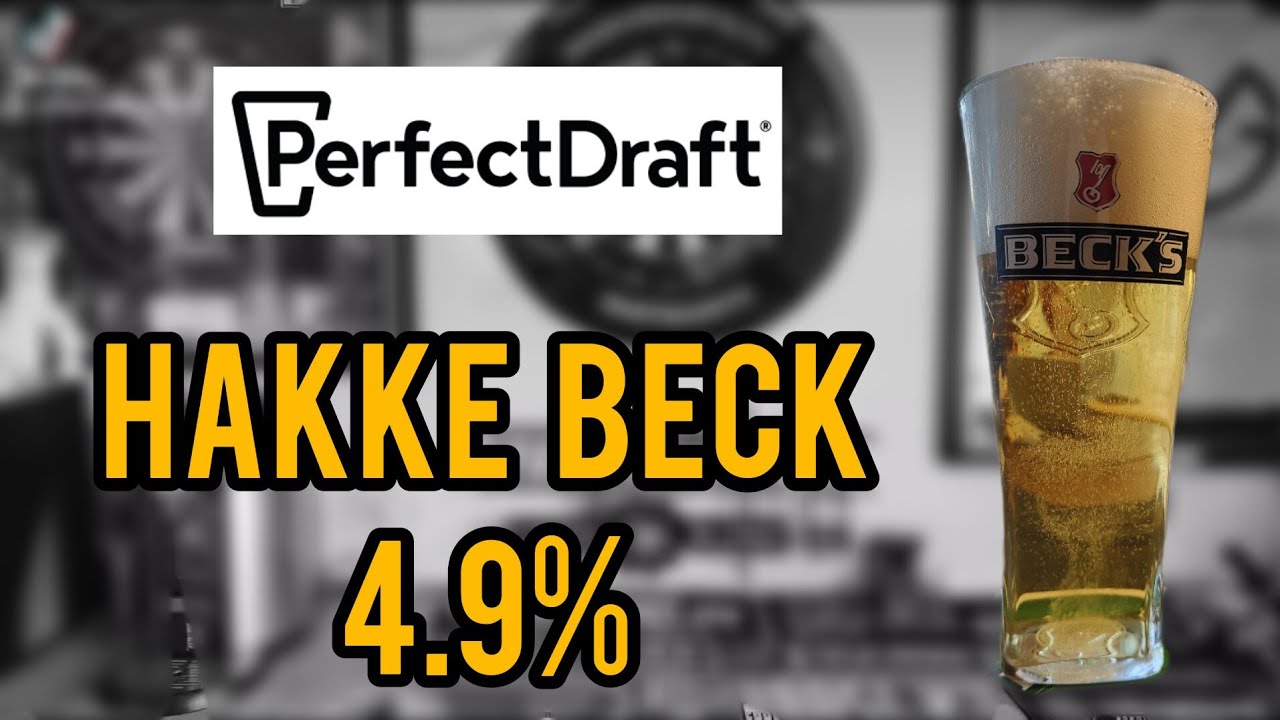 Hakke beck pils 4.9% - Perfect draft pro / Philips perfect draft ...