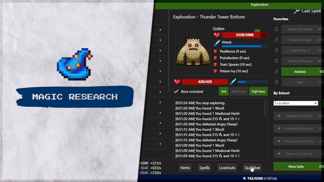 Erster Boss im Tower - #18 MAGIC RESEARCH - YouTube