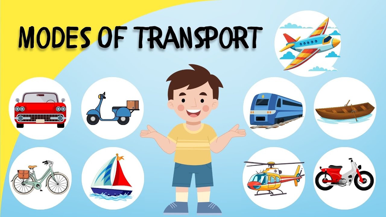Learn Different Types of Transportation | Easy and Fun Learning | Modes ...