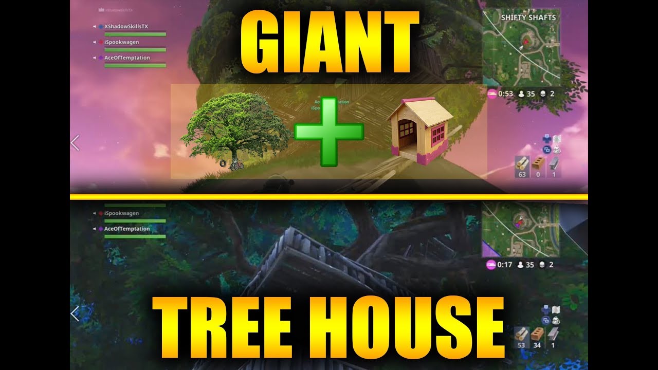 Fortnite Funny Moments: Giant Tree House, Choke Royale - YouTube