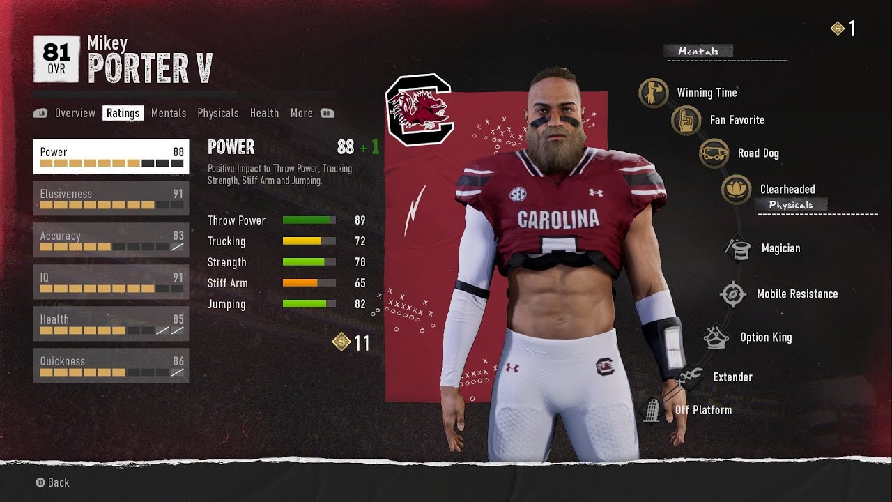 Mikey Porter V Freshman Year of College Football (ELITE ROAD TO GLORY ...