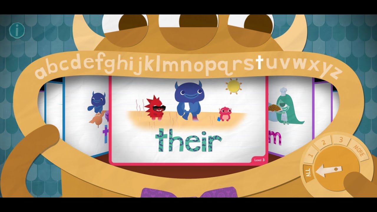 Letter T - THEIR | Endless Reader | Sight Words | Originator Games ...