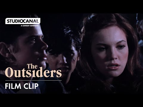 The Outsiders - Drive-In Cinema Clip starring Matt Dillon, Diane Lane and C. Thomas Howell
