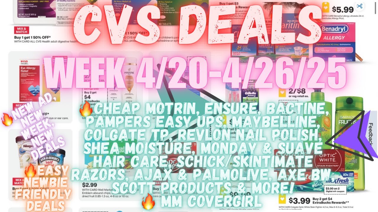 CVS deals 4/20-5/3/25 | New wk, New ad, New deals | 🔥Newbie friendly ...