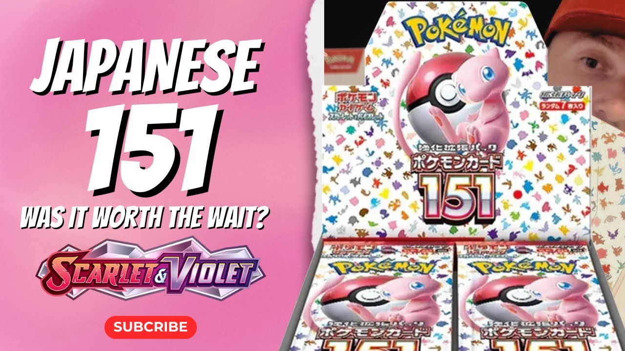 Unboxing Japanese 151, should I have kept it sealed though? - YouTube