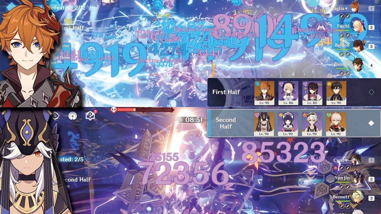 Cyno C6 Non Aggrevate Team And Childe C6 Delusion In Spiral Abyss ...