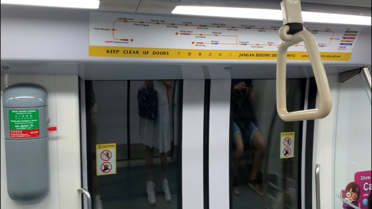 SMRT Trains CCL Alstom Metropolis C830 [829] - Botanic Gardens to Buona ...