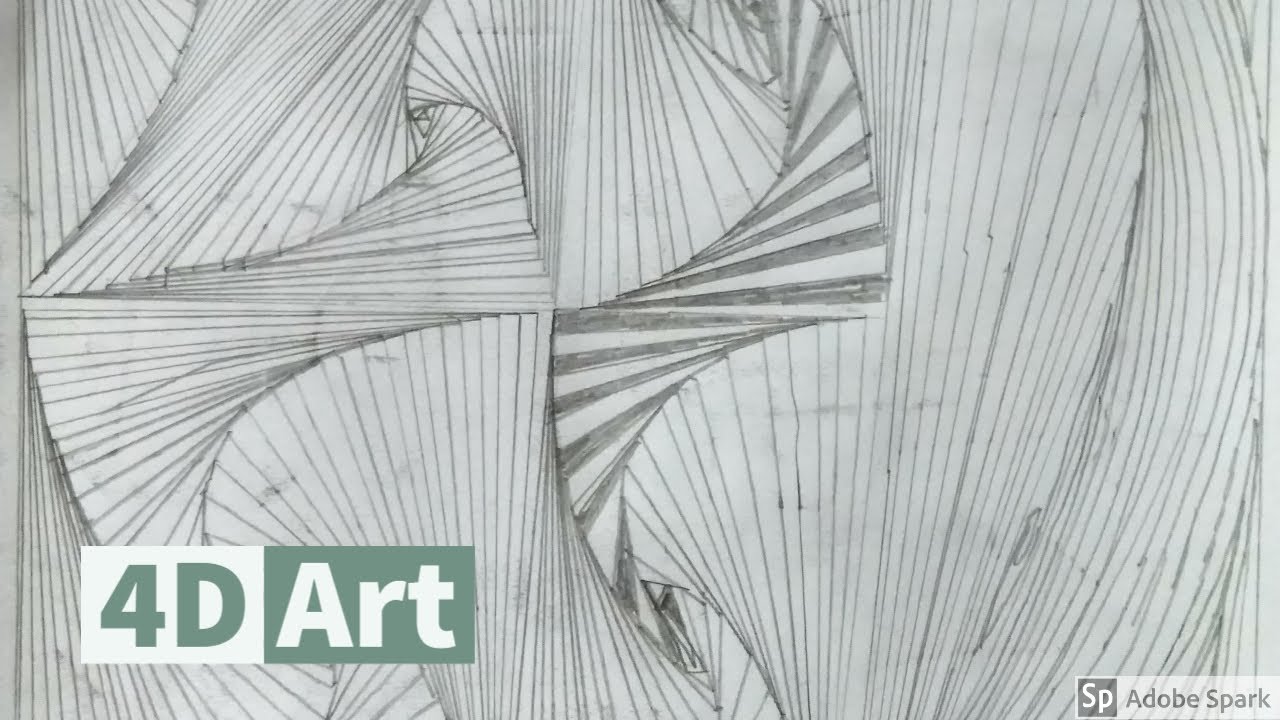 illusion 4D art | pencil artworks | 4D art - YouTube