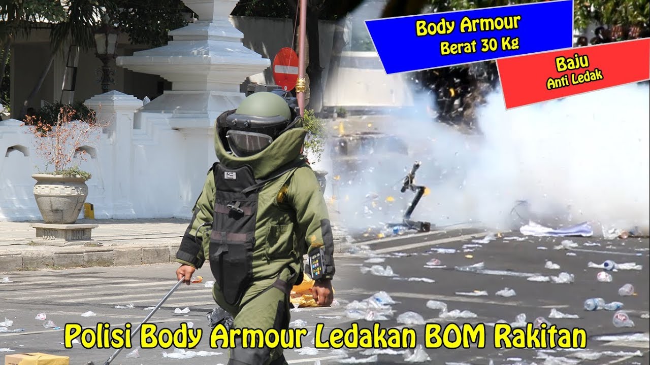 Detik-detik Polisi Body Armour Amankan Benda Mencurigakan di Kota ...
