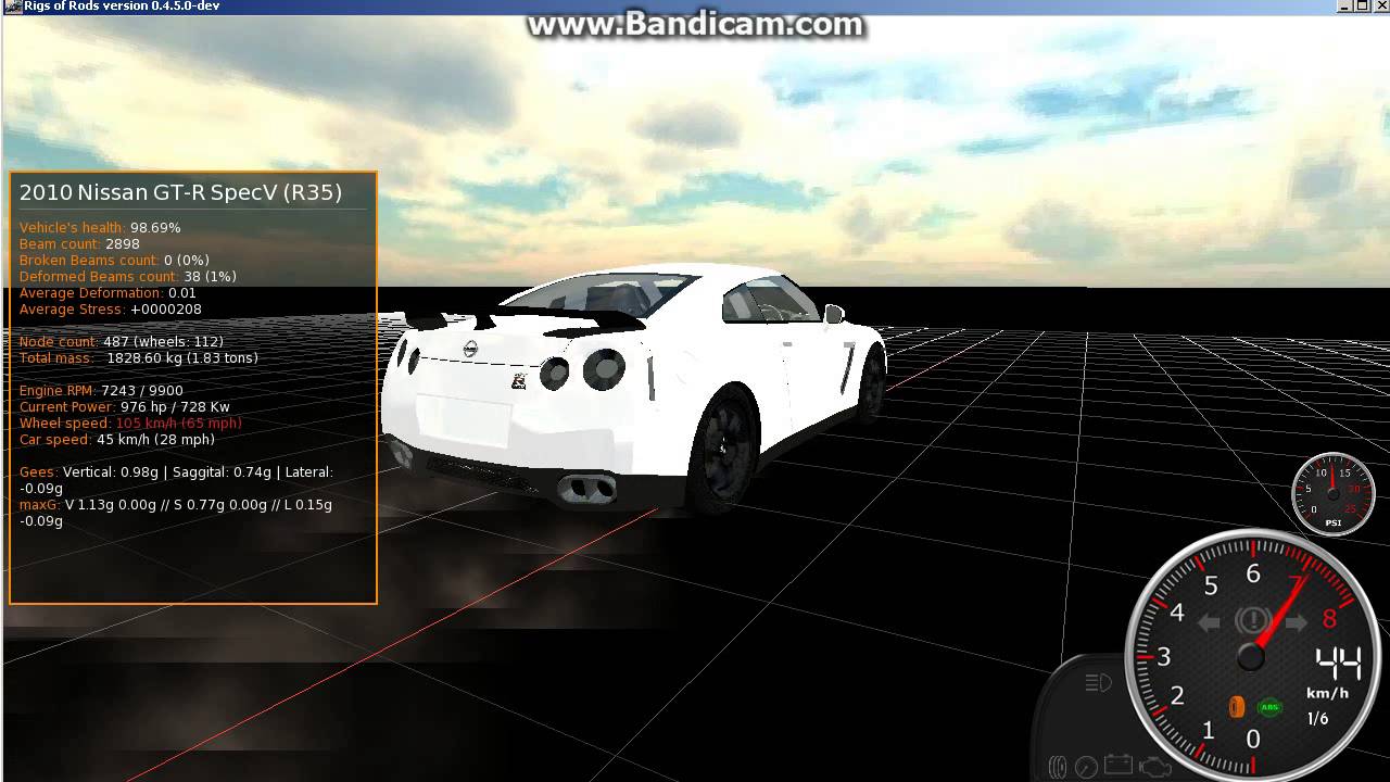 Rigs of Rods GTR new - YouTube