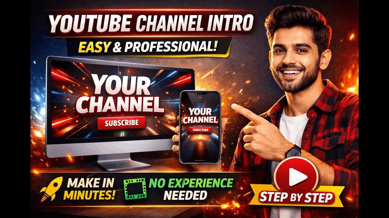Best YouTube Channel Intro Make Tutorial | Step-by-Step - YouTube