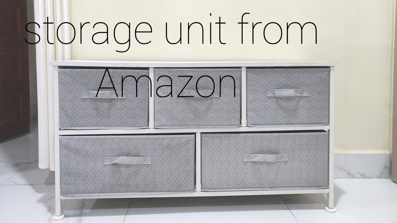 Amazon storage organiser unit review - YouTube
