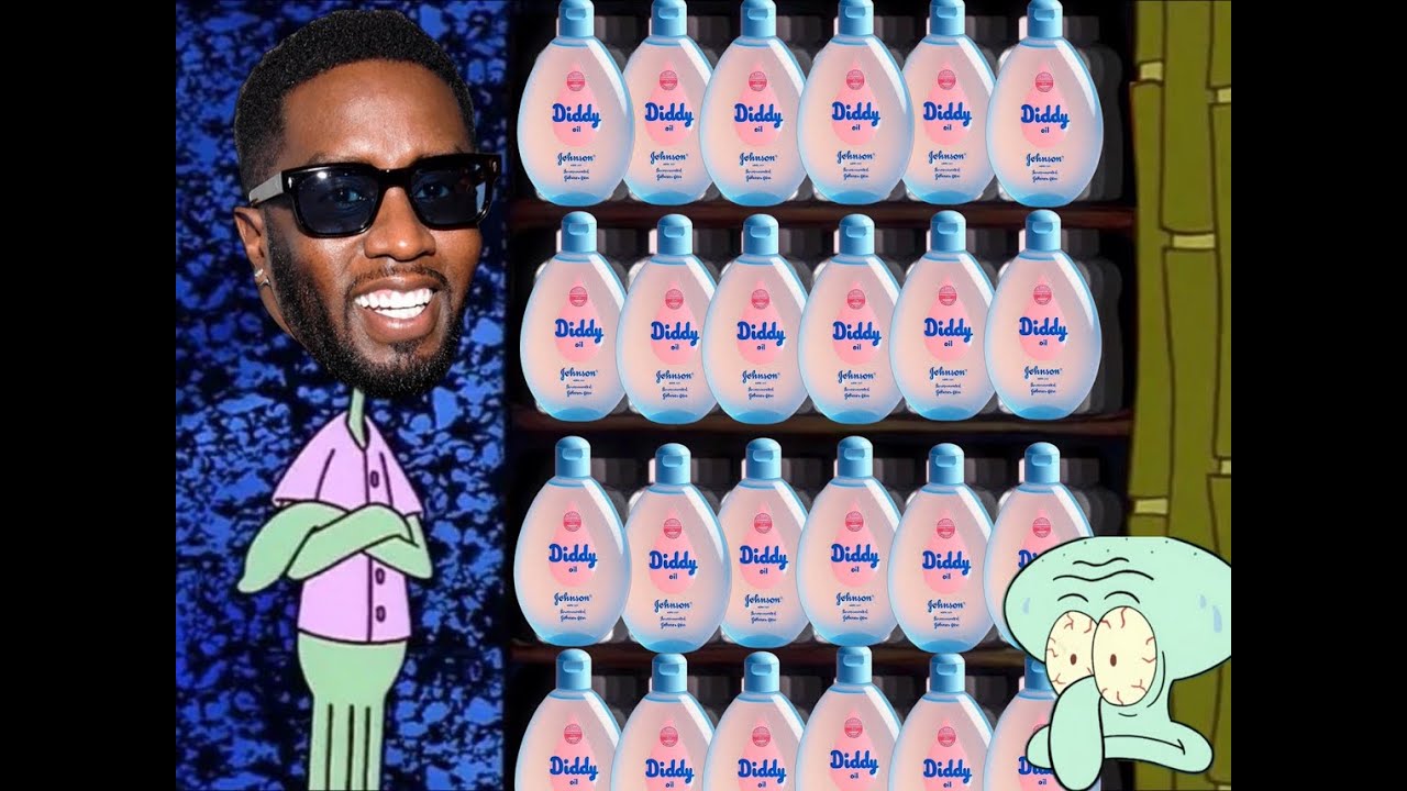 1000 Bottles of Baby Oil Diddy?? (Squidward voice) - YouTube