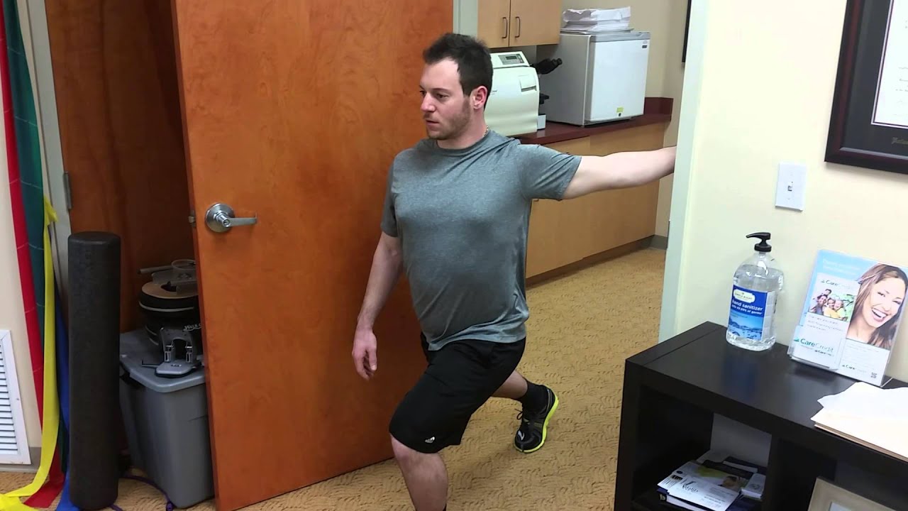 Single Arm Pec Stretch Alternative | Pursuit Physical Therapy - YouTube