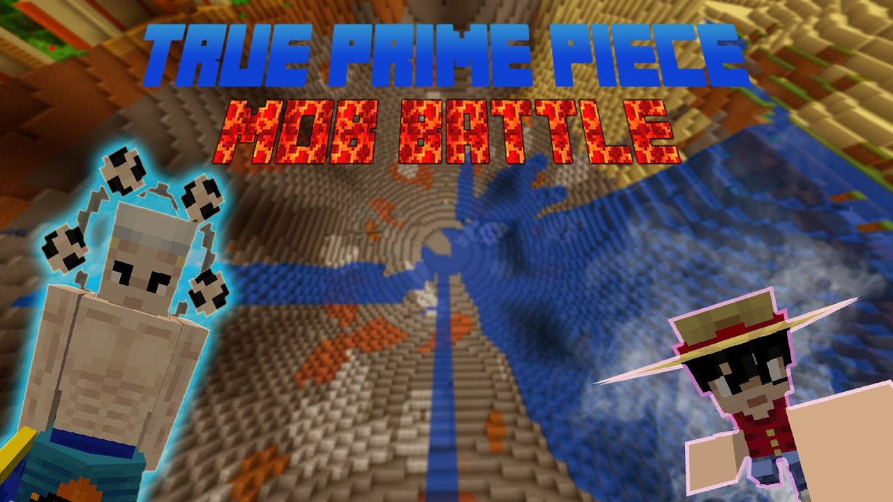 MINECRAFT ONE PIECE MOB BATTLES! | ENEL VS LUFFY! | STRAWHATS VS THE ...