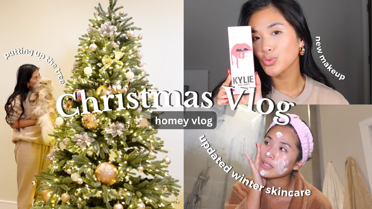 CHRISTMAS VLOG: putting up my Christmas tree, catch up gram, new ...