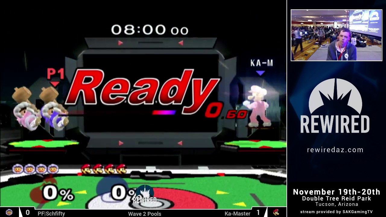 Rewired 2016 Melee Singles Wave 2 Pools - PF|Schfifty (Ice Climbers) vs ...