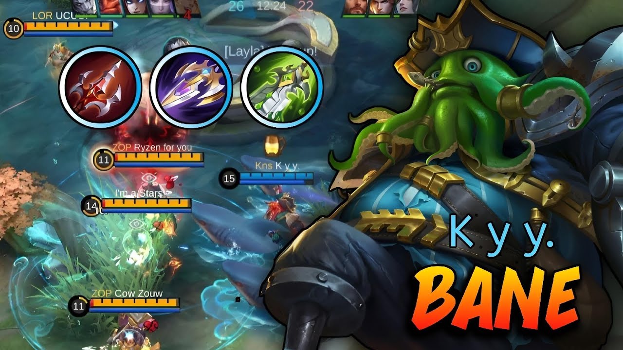 BANE INSANE DAMAGE! TOP GLOBAL BANE BEST BUILD & EMBLEM 2025 | Mobile ...