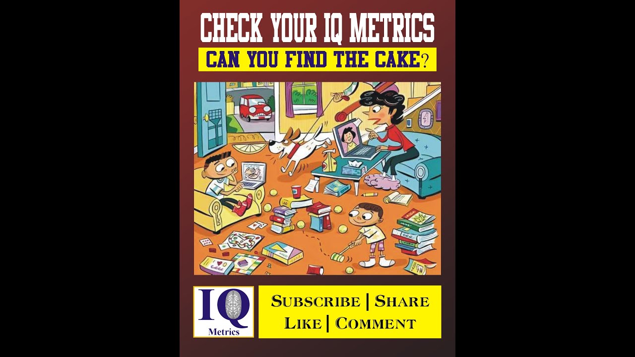 Optical Illusion Challenge: Find the Hidden Cake in the Room | IQ ...